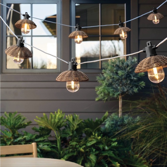 Target | Accents | Target Barrel Rattan String Lights | Poshmark